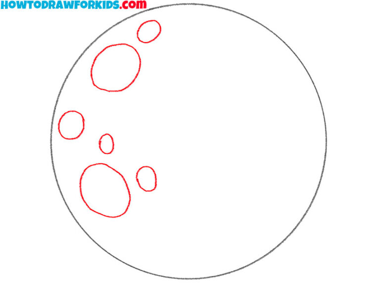 How to Draw Mars - Easy Drawing Tutorial For Kids