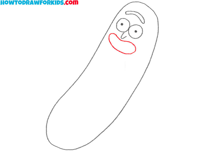 How to Draw Pickle Rick - Easy Drawing Tutorial For Kids