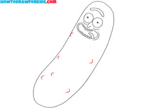 How to Draw Pickle Rick - Easy Drawing Tutorial For Kids