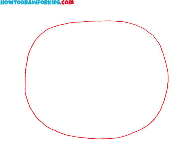 How to Draw a Pumpkin for Halloween - Drawing Tutorial For Kids