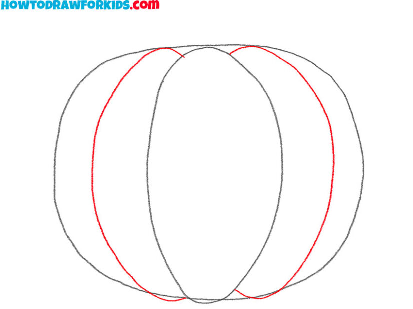 How to Draw a Pumpkin for Halloween - Drawing Tutorial For Kids
