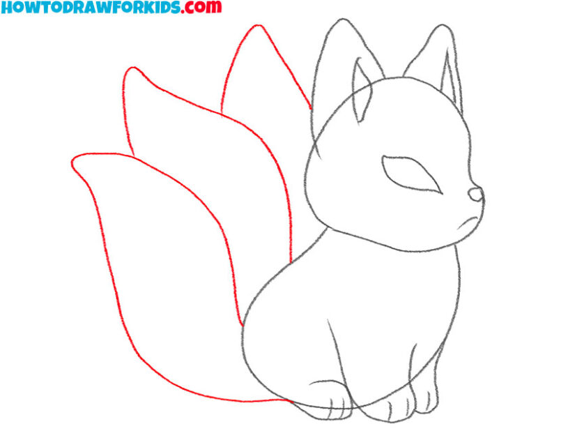 How to Draw a Kitsune - Easy Drawing Tutorial For Kids