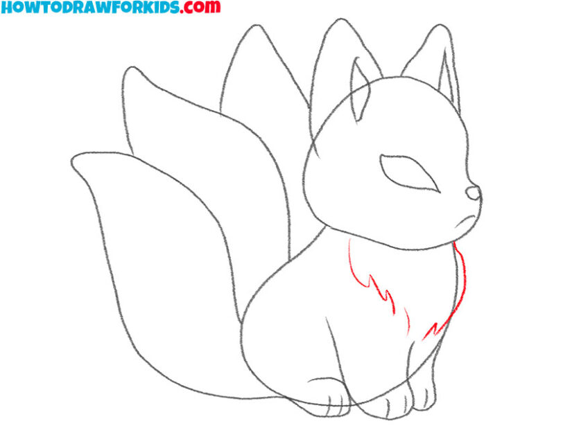 How to Draw a Kitsune - Easy Drawing Tutorial For Kids