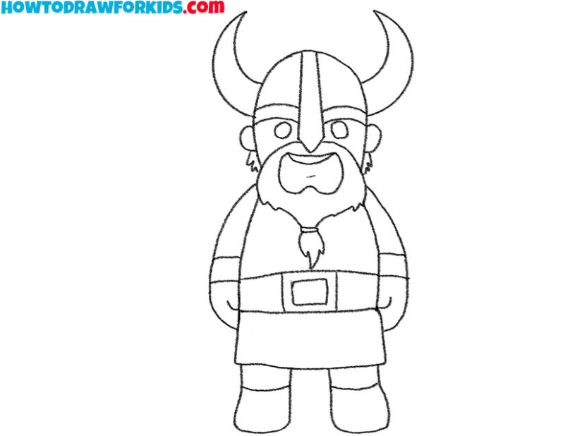How to Draw a Viking - Easy Drawing Tutorial For Kids