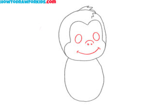 How to Draw a Chimpanzee - Easy Drawing Tutorial For Kids