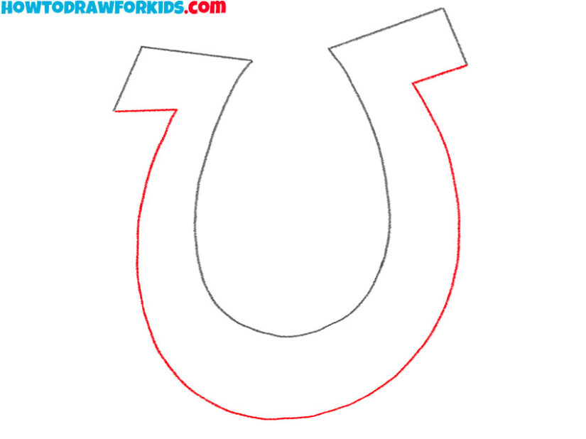 How to Draw a Horseshoe - Easy Drawing Tutorial For Kids