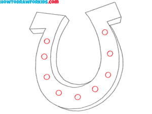 How to Draw a Horseshoe - Easy Drawing Tutorial For Kids