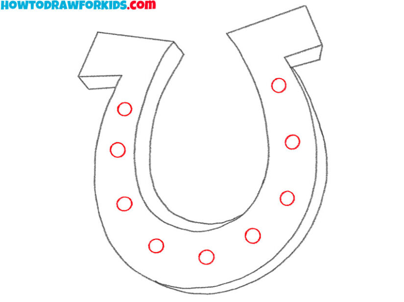 How to Draw a Horseshoe - Easy Drawing Tutorial For Kids
