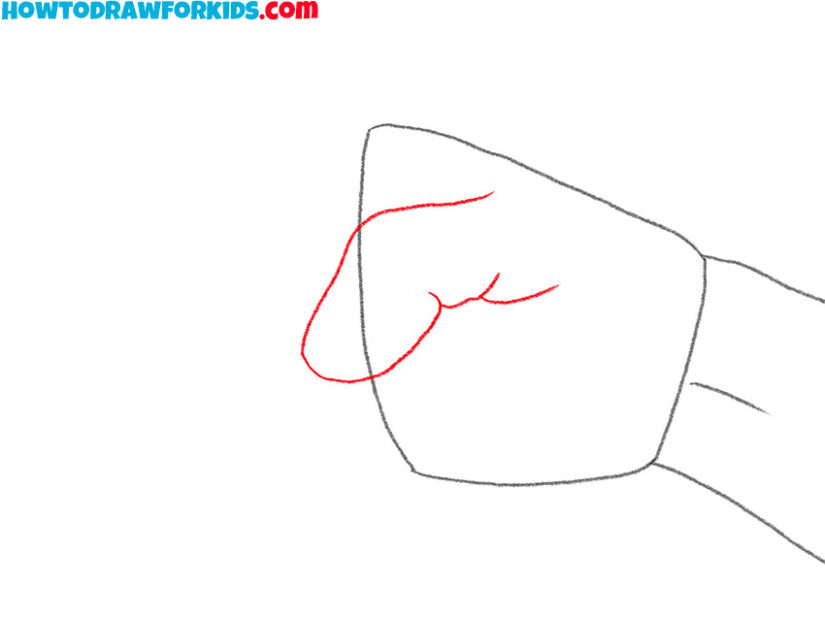 How to Draw a Pointing Finger - Drawing Tutorial