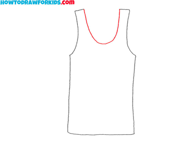 How to Draw a Tank Top - Easy Drawing Tutorial For Kids