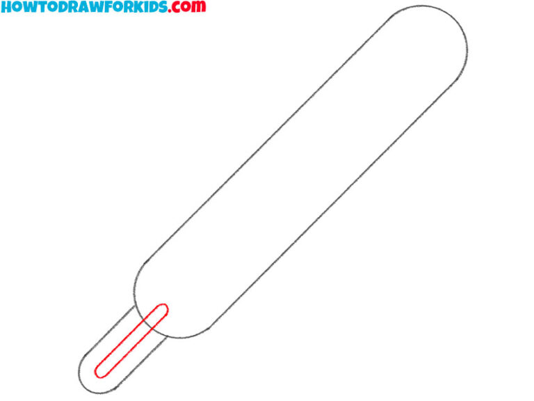 How to Draw a Thermometer - Easy Drawing Tutorial For Kids