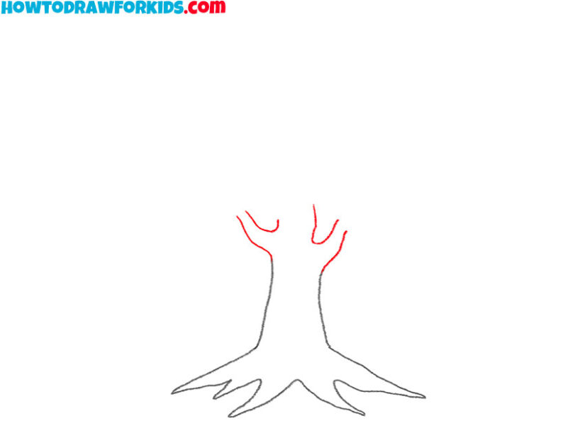 How to Draw a Tree Silhouette - Easy Drawing Tutorial For Kids