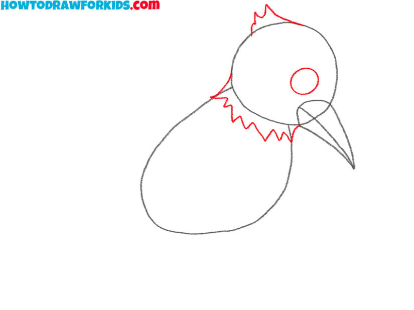 How to Draw a Woodpecker - Easy Drawing Tutorial For Kids