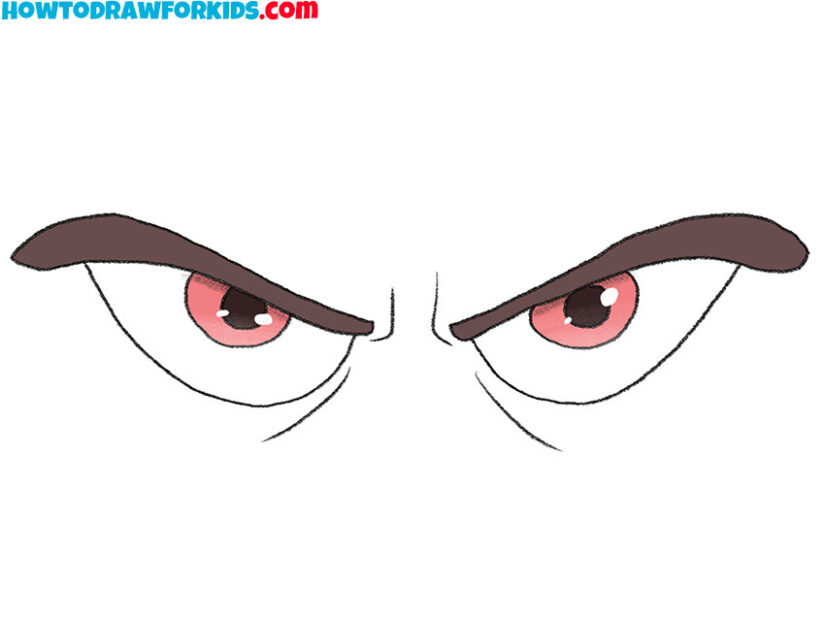 How to Draw Evil Eyes - Easy Drawing Tutorial For Kids