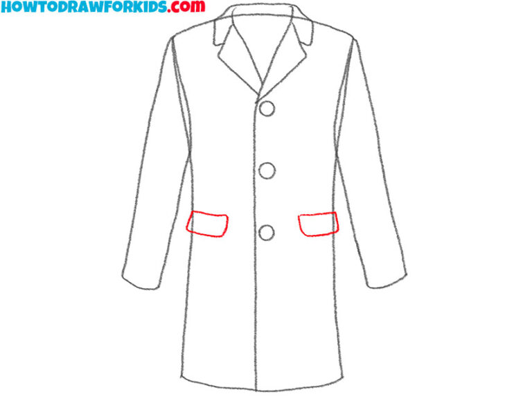 How to Draw a Coat - Easy Drawing Tutorial For Kids
