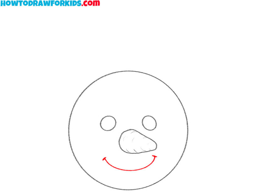 How to Draw a Snowman Face - Easy Drawing Tutorial For Kids