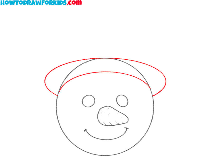 How to Draw a Snowman Face - Easy Drawing Tutorial For Kids