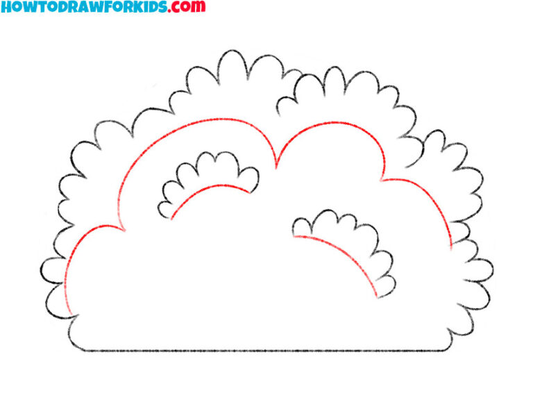 How to Draw a Shrub - Easy Drawing Tutorial For Kids