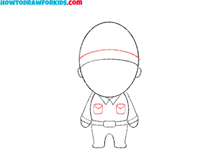 How to Draw a Military Man - Easy Drawing Tutorial For Kids