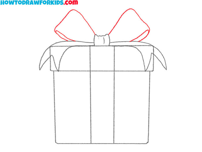 How to Draw a Present - Easy Drawing Tutorial For Kids