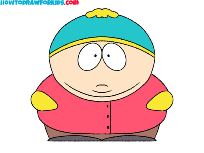 How to Draw Eric Cartman - Easy Drawing Tutorial For Kids