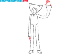 How to Draw Huggy Wuggy - Easy Drawing Tutorial For Kids