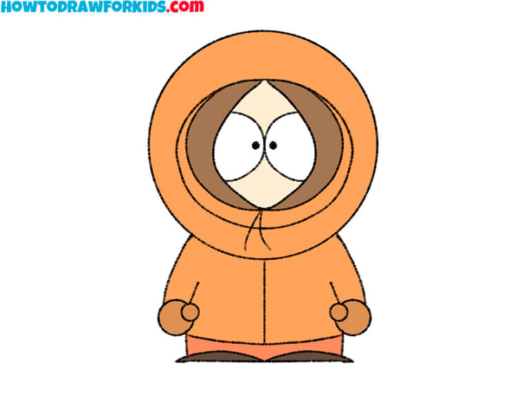 How to Draw Kenny - Easy Drawing Tutorial For Kids