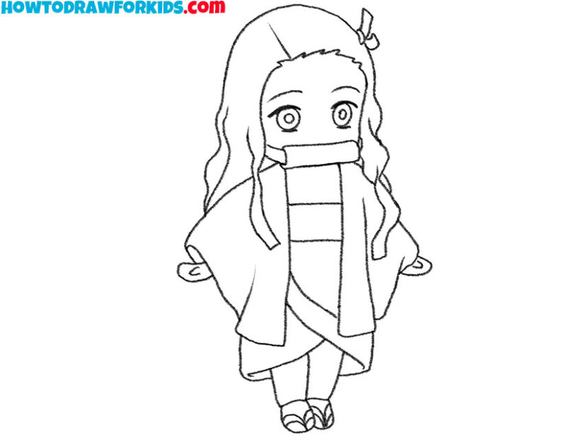 How to Draw Nezuko - Easy Drawing Tutorial For Kids