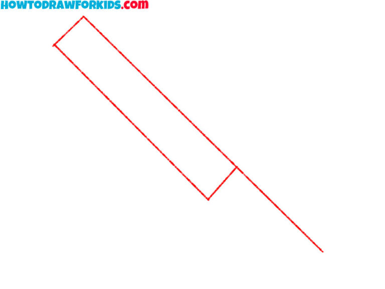How to Draw a Knife - Easy Drawing Tutorial For Kids