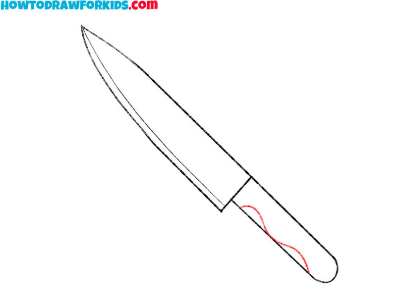 How to Draw a Knife - Easy Drawing Tutorial For Kids