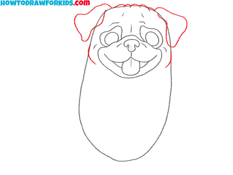 How to Draw a Pug - Easy Drawing Tutorial For Kids