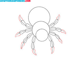 How to Draw a Tarantula - Easy Drawing Tutorial For Kids