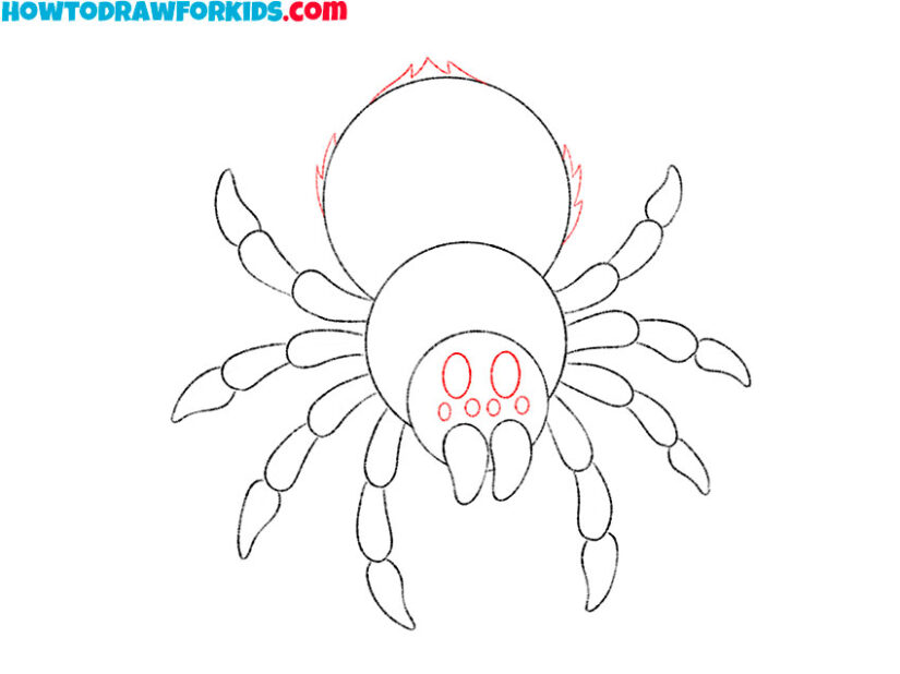 How to Draw a Tarantula - Easy Drawing Tutorial For Kids