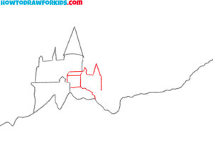 How to Draw Hogwarts - Easy Drawing Tutorial For Kids