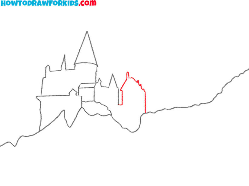 How to Draw Hogwarts - Easy Drawing Tutorial For Kids