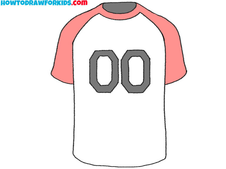 How to Draw a Jersey - Easy Drawing Tutorial For Kids