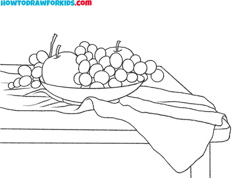 How to Draw Still Life - Easy Drawing Tutorial For Kids