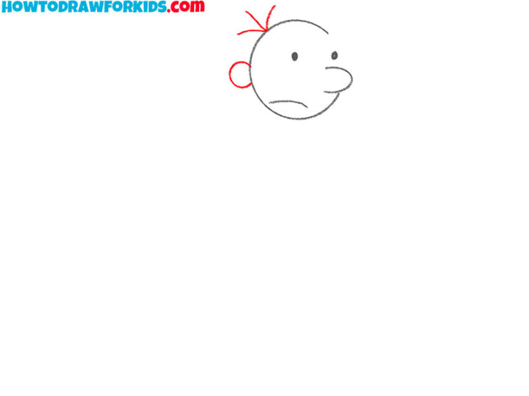 How to Draw Greg Heffley - Easy Drawing Tutorial For Kids