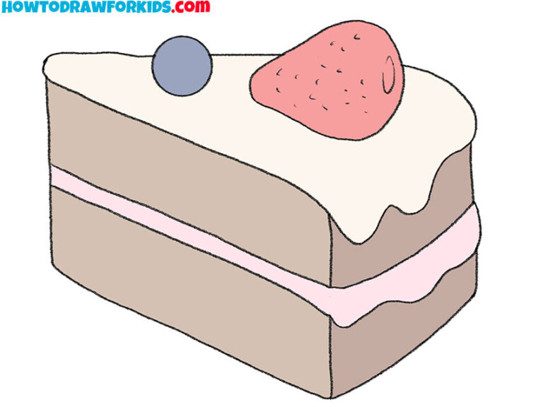 How to Draw a Dessert - Easy Drawing Tutorial For Kids
