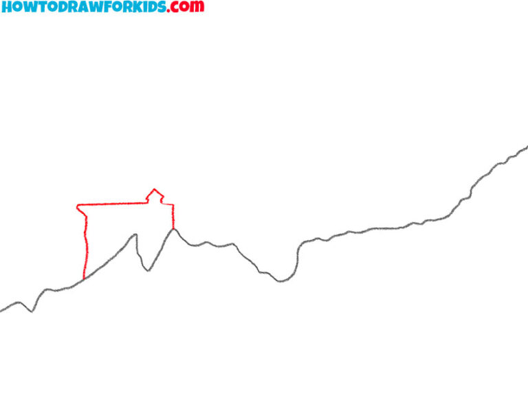 How to Draw Hogwarts - Easy Drawing Tutorial For Kids