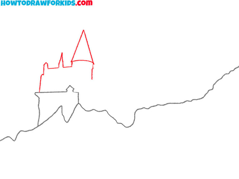 How to Draw Hogwarts - Easy Drawing Tutorial For Kids