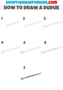 How to Draw a Duduk - Easy Drawing Tutorial For Kids