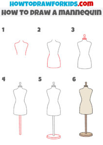 How to Draw a Mannequin - Easy Drawing Tutorial For Kids