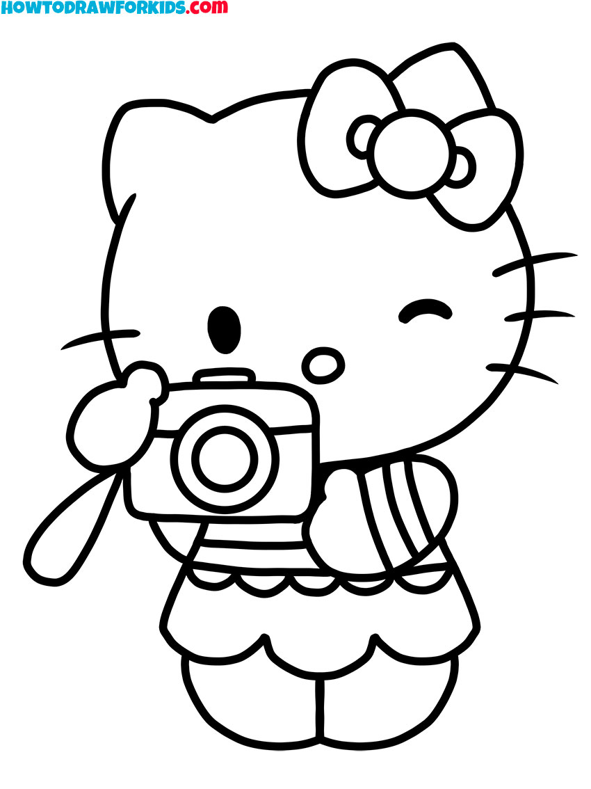 Hello Kitty Coloring Pages - Free Printables