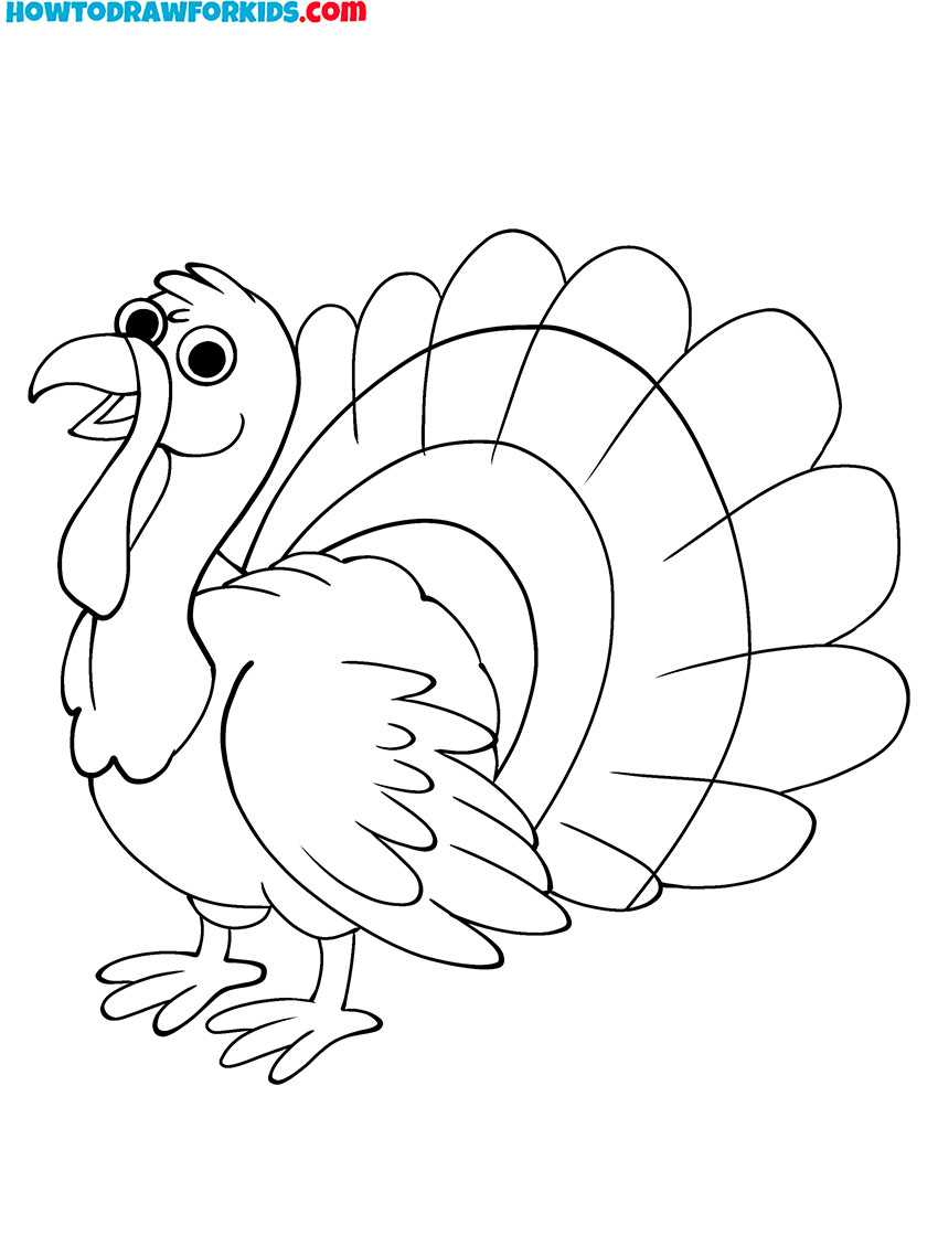 Turkey Coloring Pages - Free Printables
