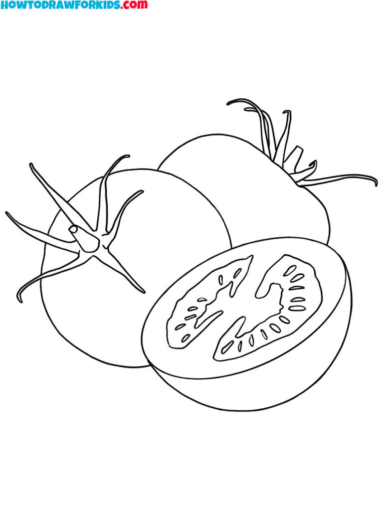 Vegetables Coloring Pages - Free Printables