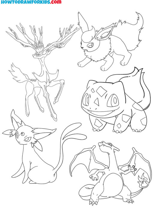Pokemon Coloring Pages - Free Printables