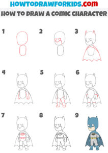 How to Draw a Comic Character - Easy Drawing Tutorial For Kids