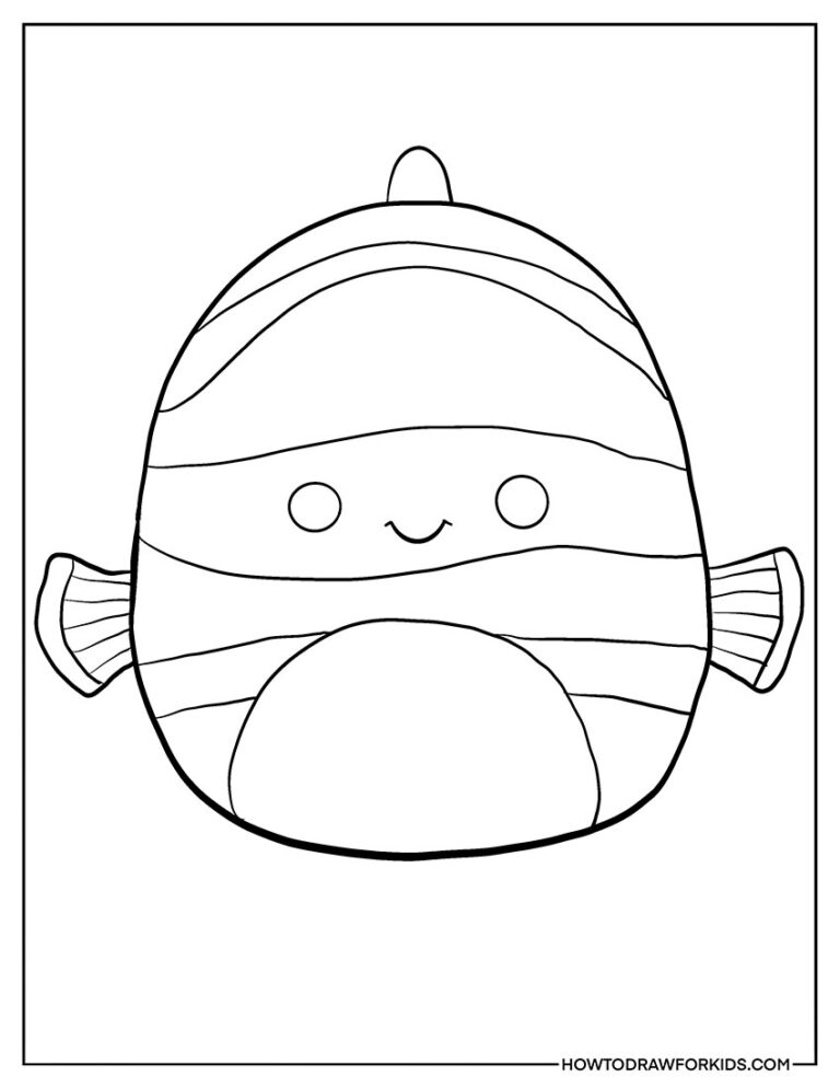 Squishmallow Coloring Pages - Free Printables