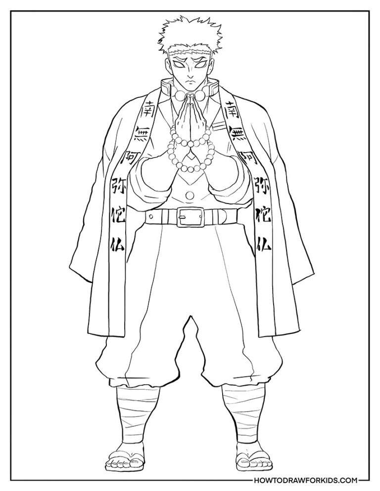 Demon Slayer Coloring Pages - Free Printables